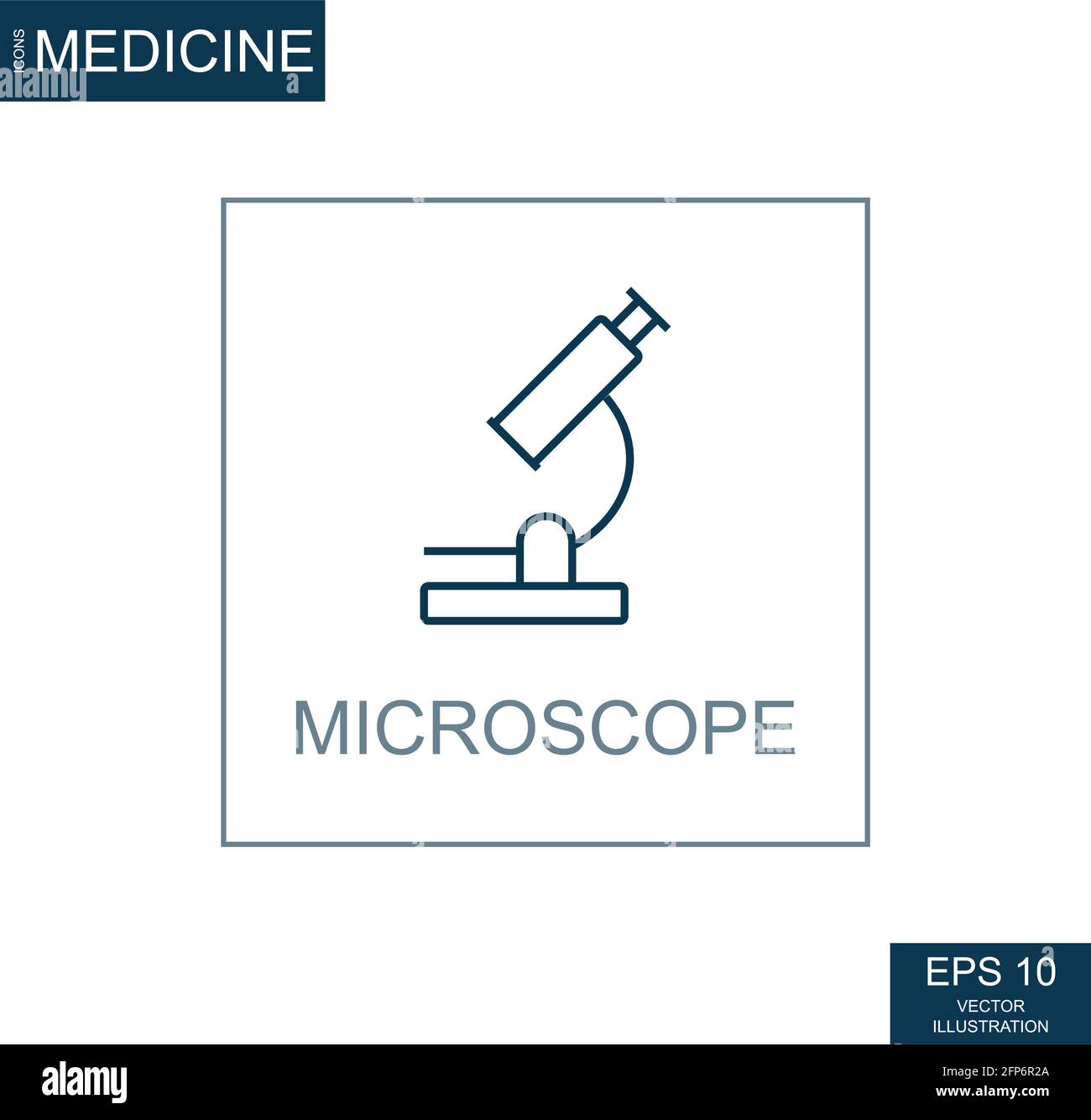 Scientist microscope abstract Stock Vector Images - Alamy