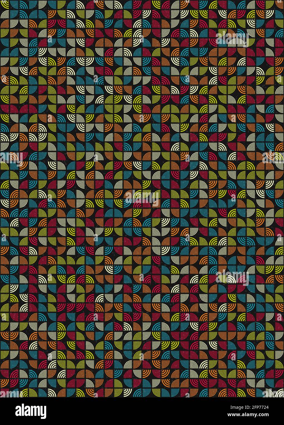 Abstract Geometric Pattern generative computational art illustration ...