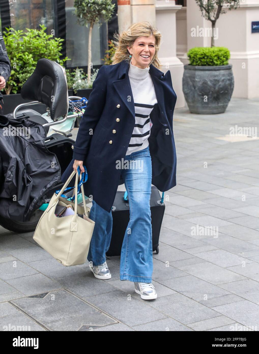 Kate Garraway seen arriving for her Smooth FM show at the Global Radio ...