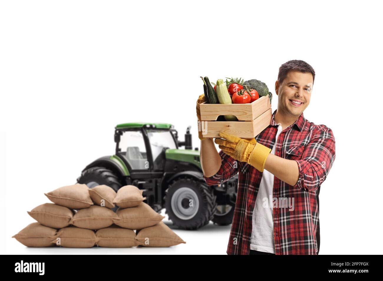 Farmer posing with tractor hi-res stock photography and images - Alamy