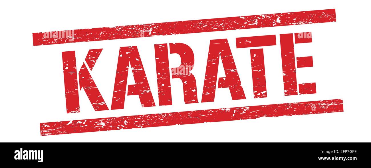 Karate stamp Cut Out Stock Images & Pictures - Alamy