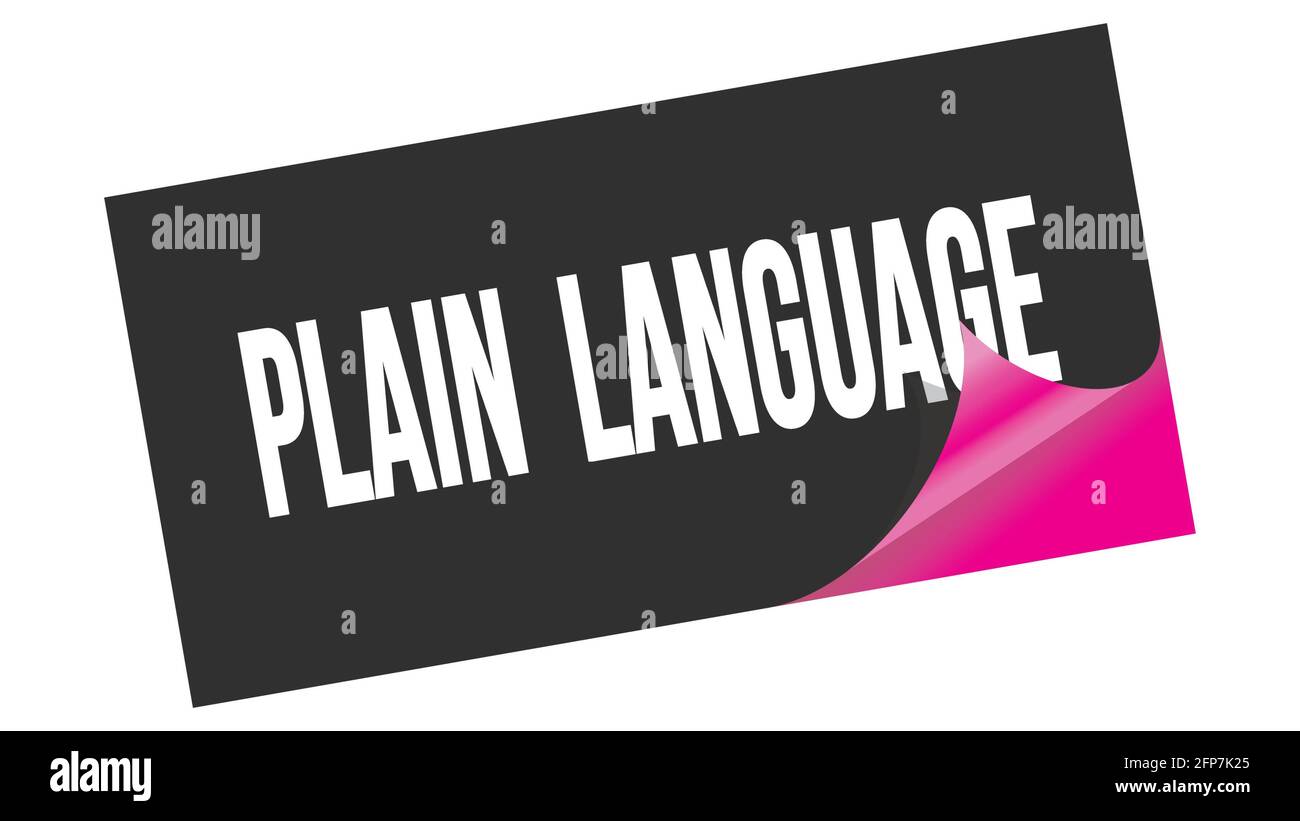 Plain language stamp hi-res stock photography and images - Alamy