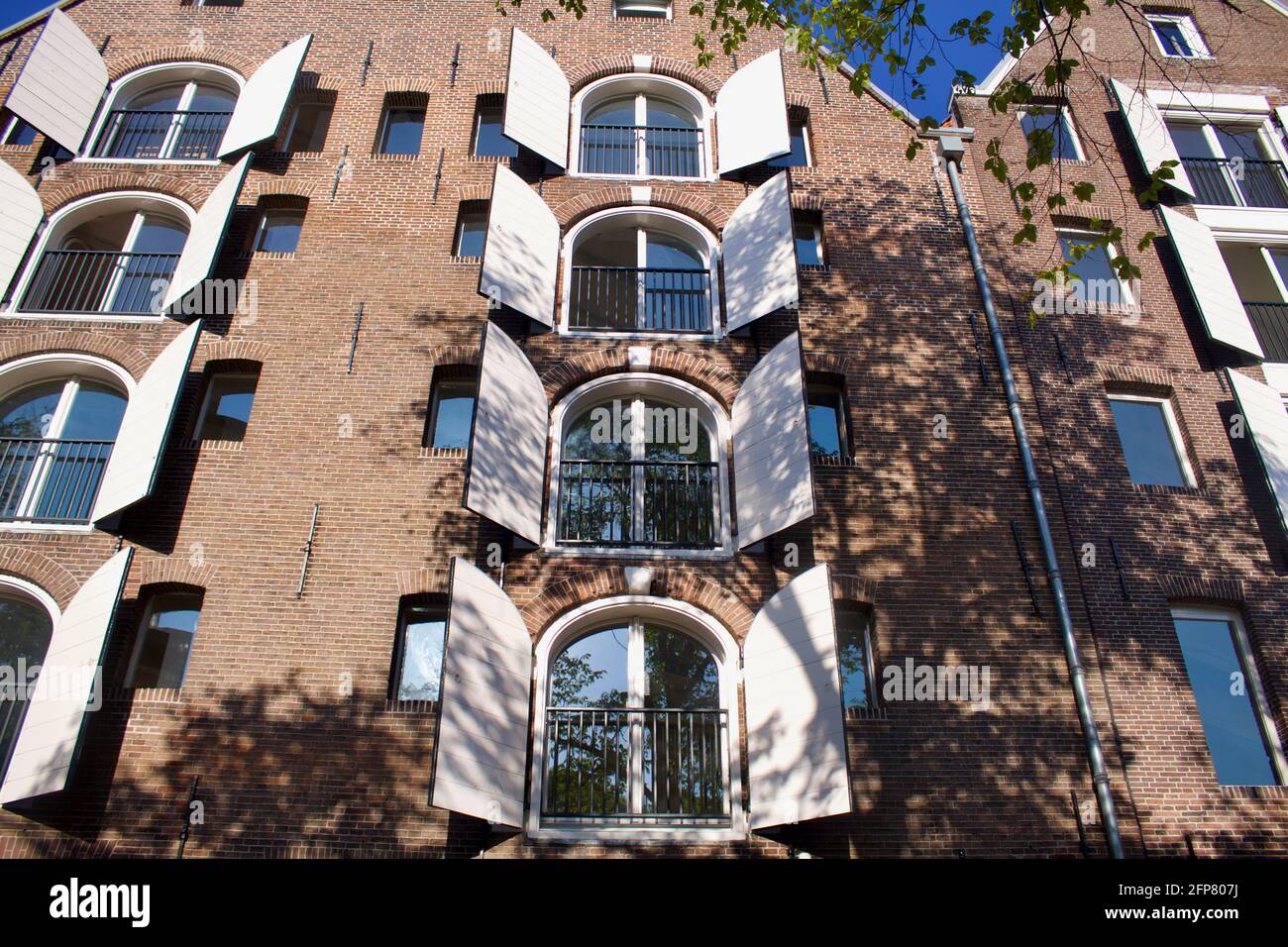 Dutch house open window hi-res stock photography and images - Alamy