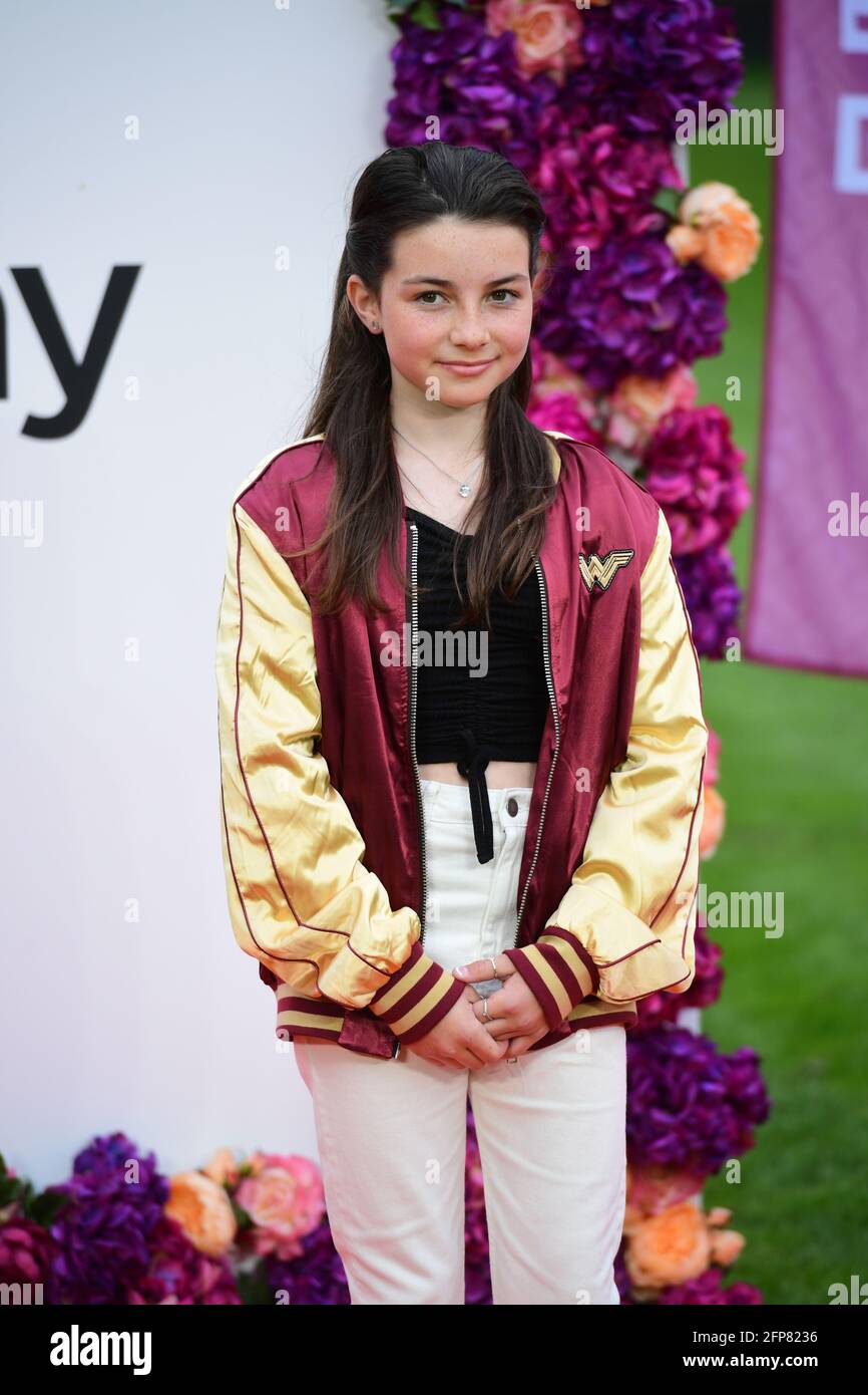 Lilly Aspell attending an outdoor screening of Wonder Woman 1984 at the ...