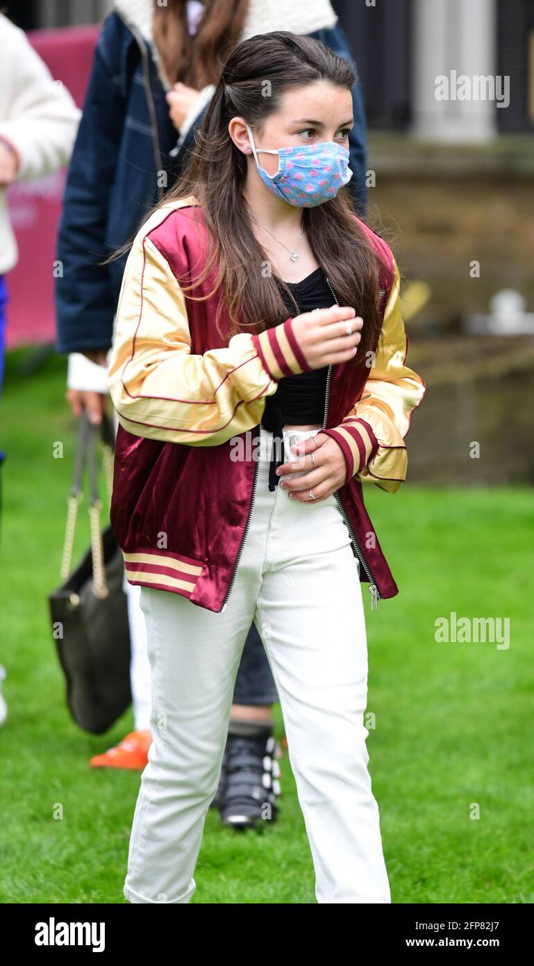 Lilly Aspell attending an outdoor screening of Wonder Woman 1984 at the ...