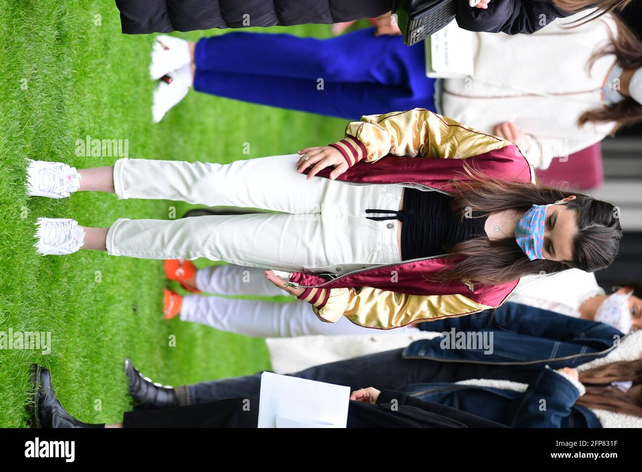 Lilly Aspell attending an outdoor screening of Wonder Woman 1984 at the ...