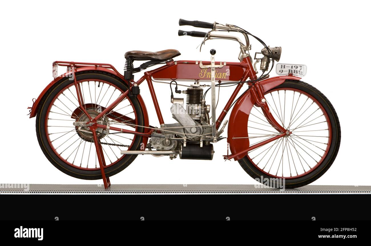 1916 Indian 221cc Model K Featherweight motorcycle Stock Photo - Alamy