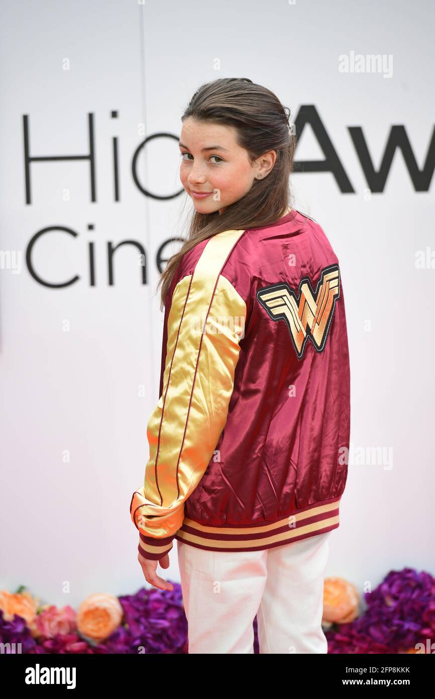 Lilly Aspell attending an outdoor screening of Wonder Woman 1984 at the ...