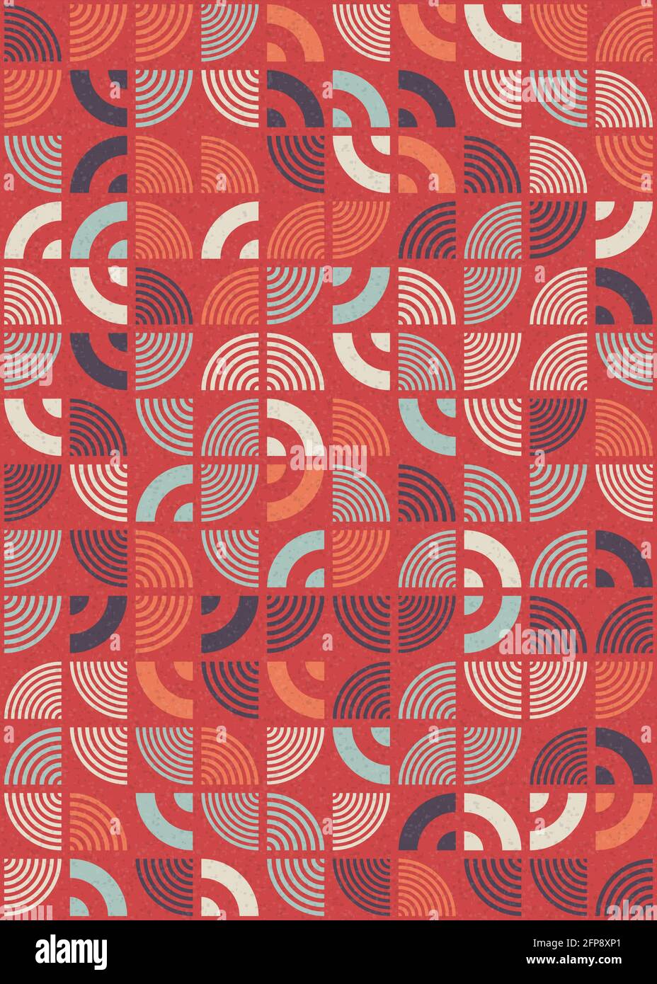 Abstract Geometrical generative computational art illustration Stock ...