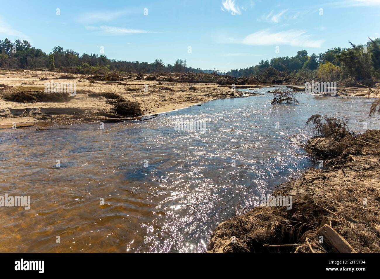 Photograph of the Grose River after severe flooding in Yarramundi ...