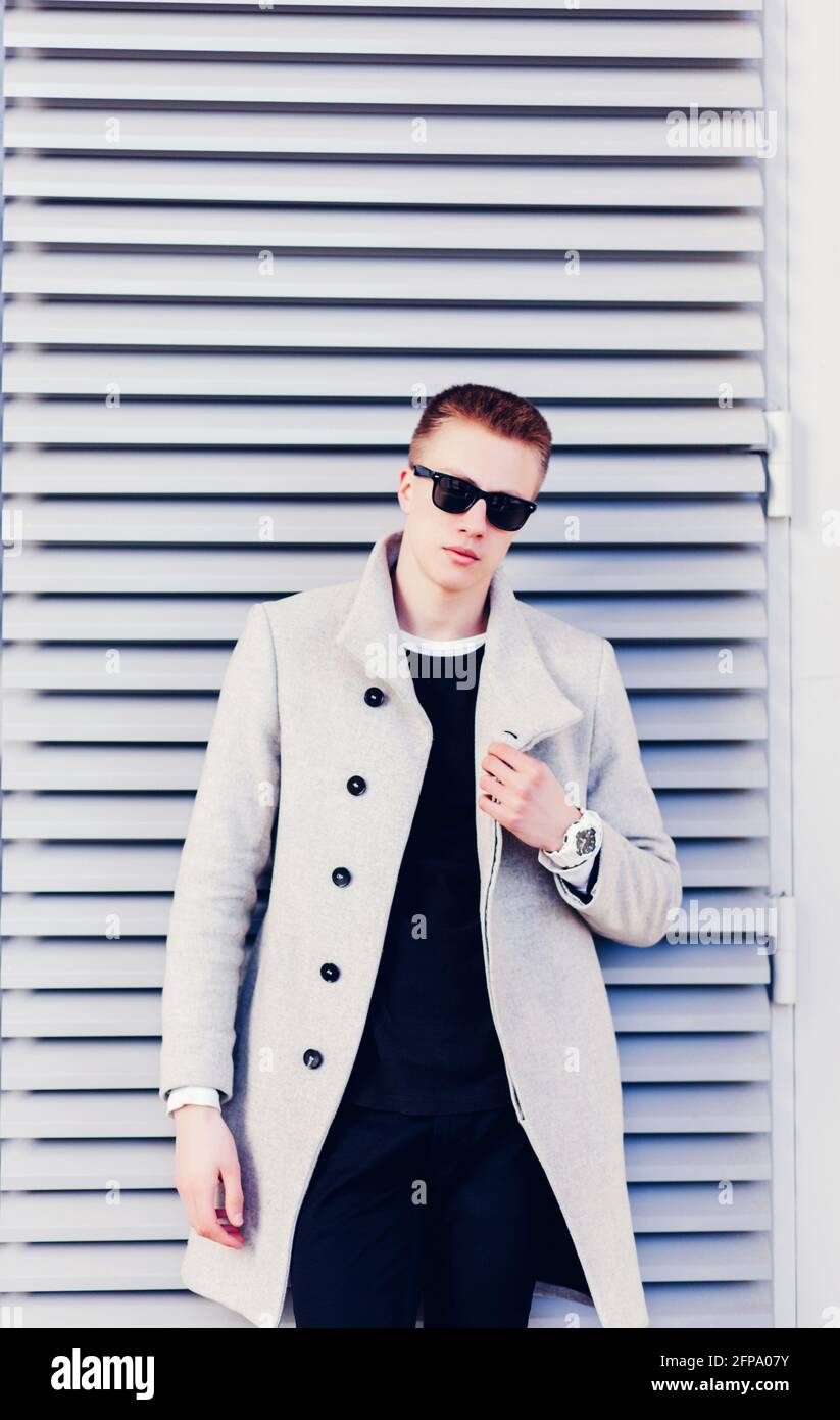 Confident male model hi-res stock photography and images - Alamy