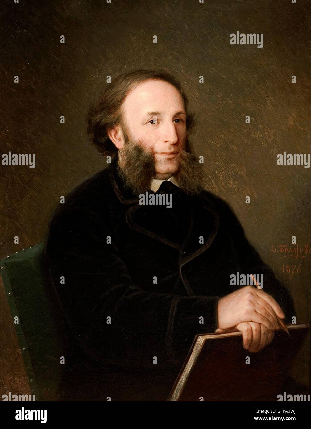 Ivan Aivazovsky. Portrait of the Russian Romantic painter, Ivan ...