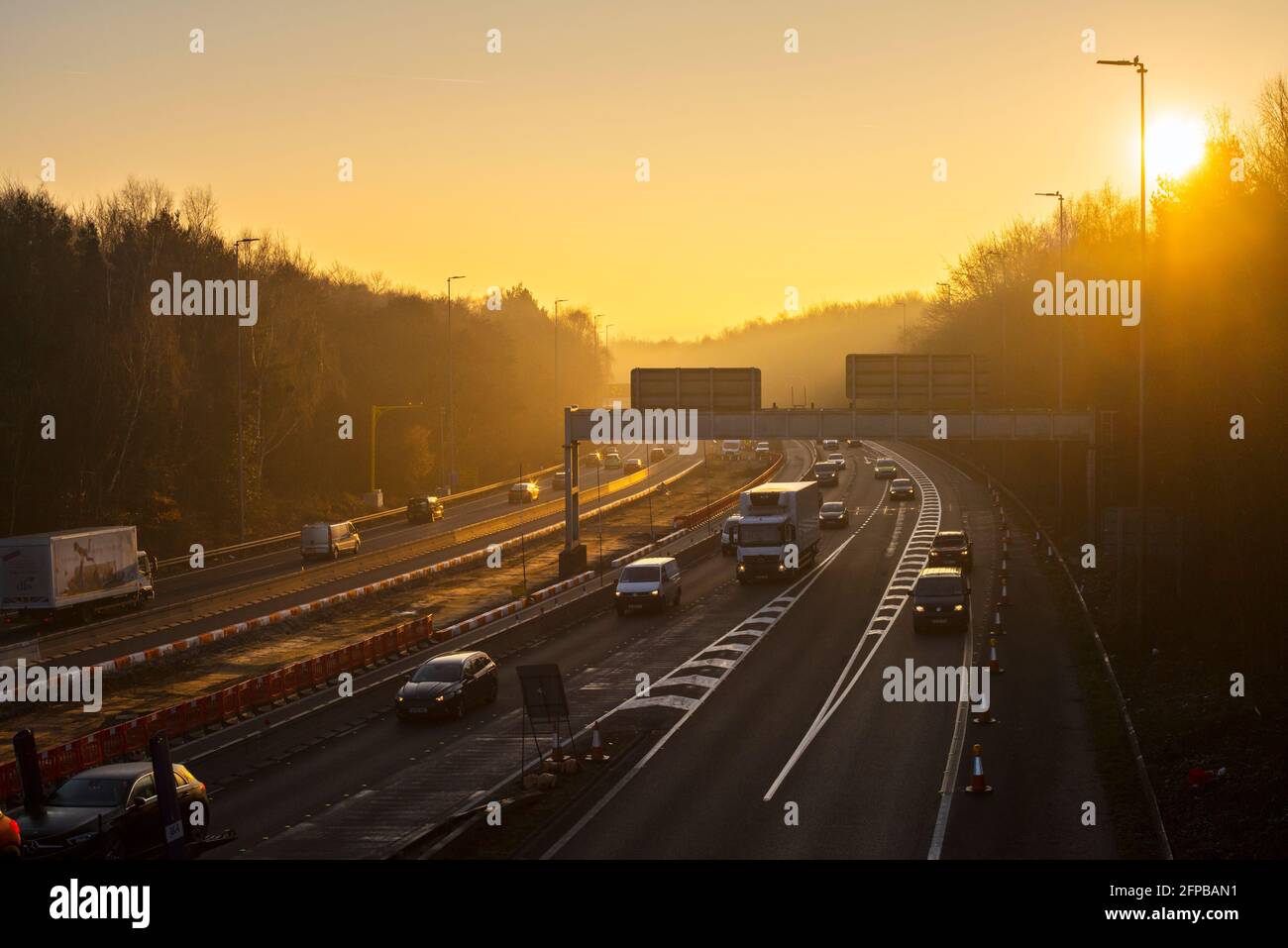M27 motorway hi-res stock photography and images - Alamy