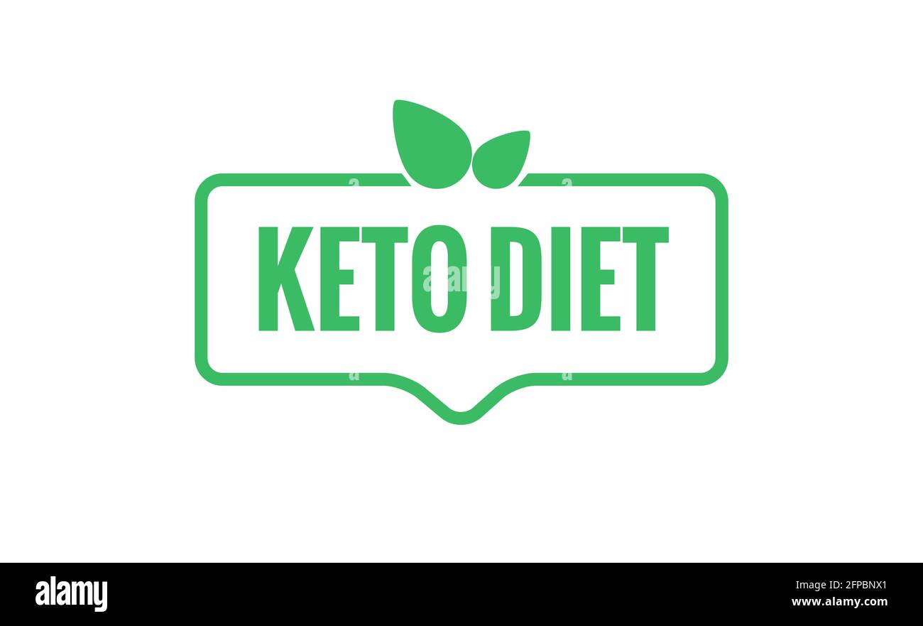 Keto icon badge logo. Ketogenic vector diet stamp isolated health ...