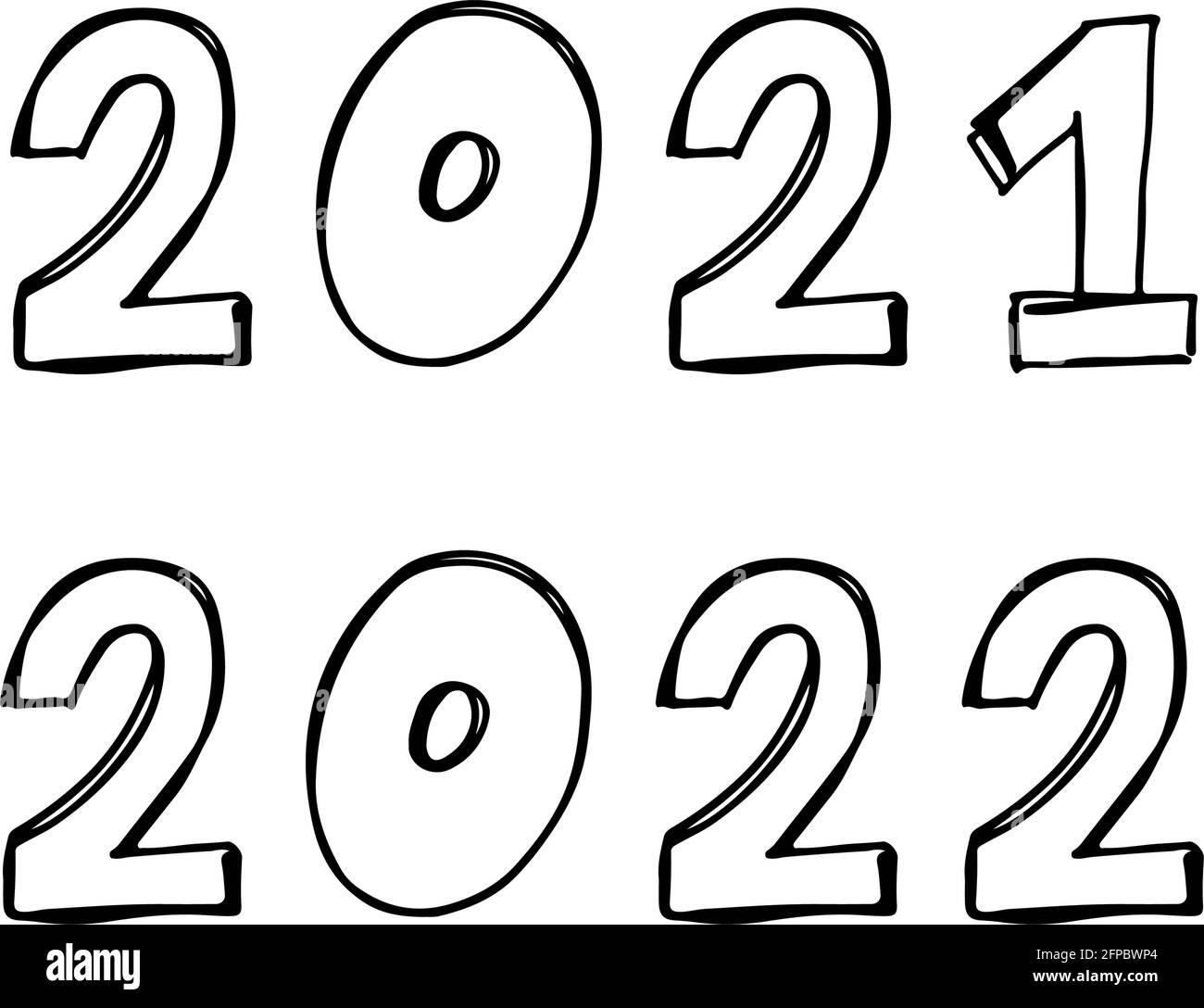 Hand drawn figures hi-res stock photography and images - Alamy