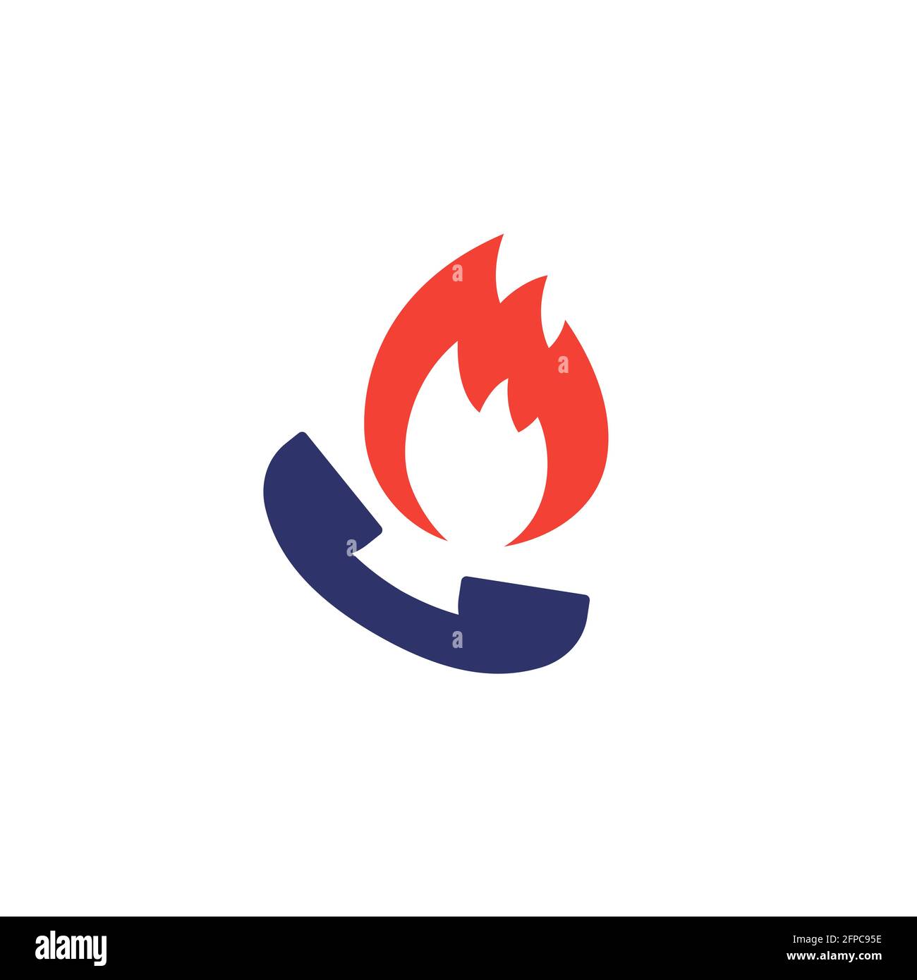 fire phone icon on white, vector sign Stock Vector Image & Art - Alamy