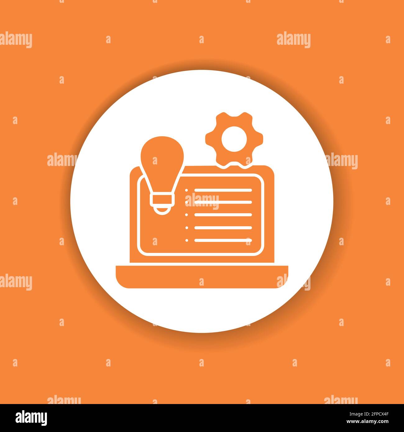 Development concept event glyph color icon. Event management. Sign for ...