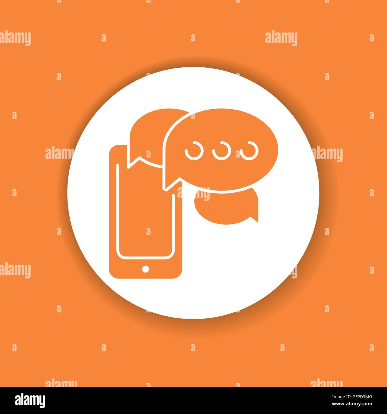 Communication with customers and clients glyph color icon. Event ...
