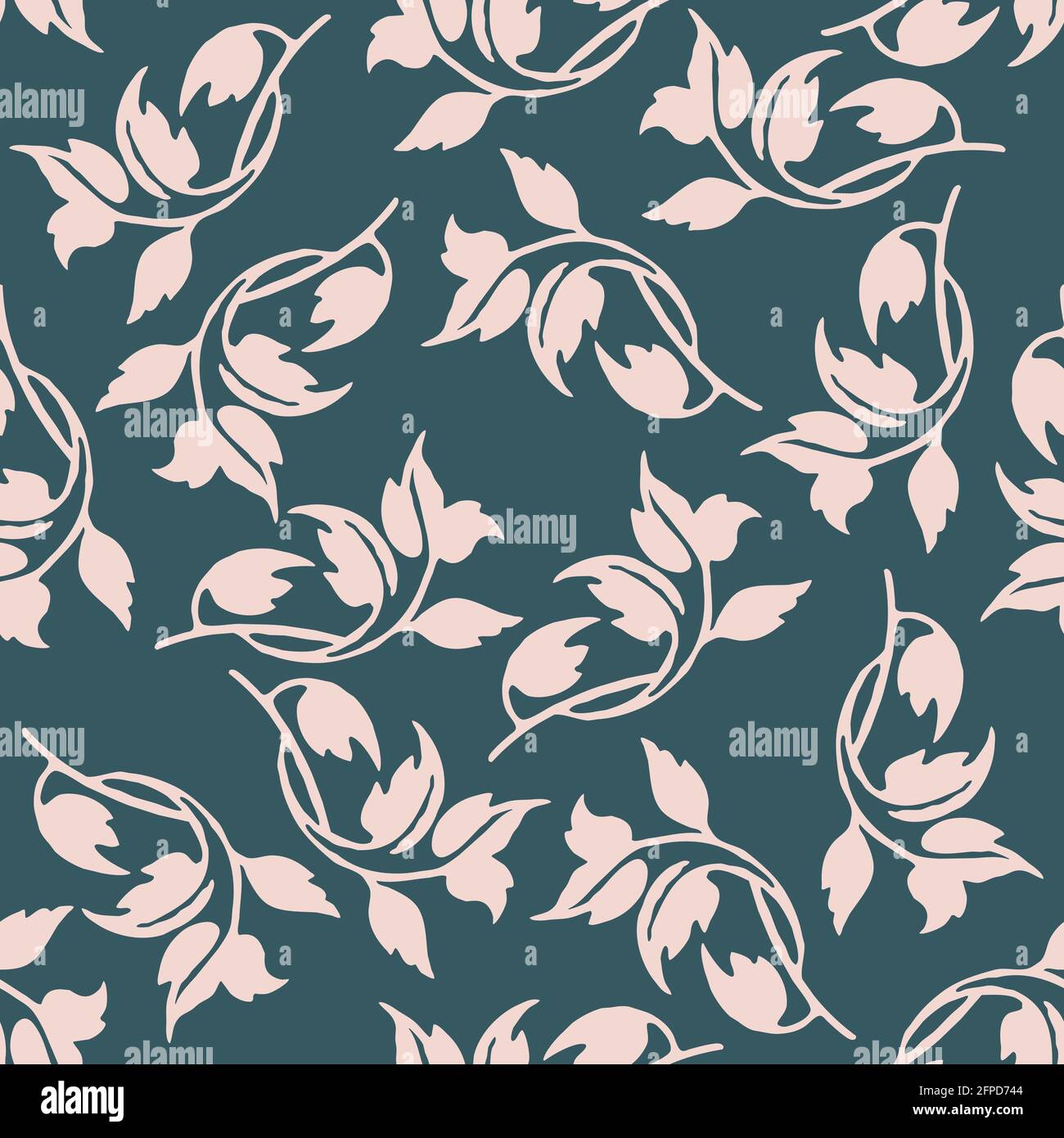 Botanical seamless pattern. Plant texture for fabric, wrapping ...