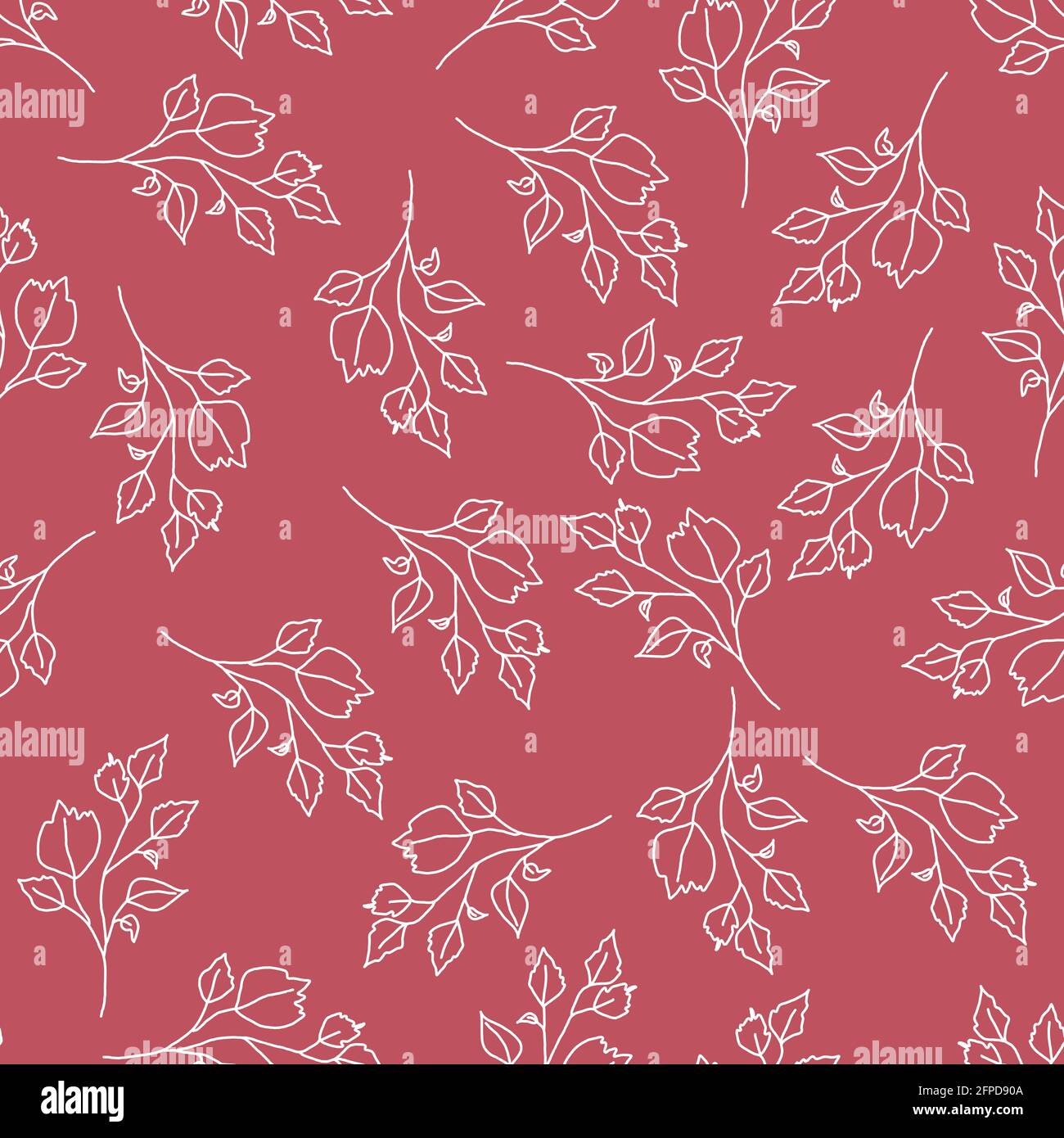 Botanical seamless pattern. Plant texture for fabric, wrapping ...