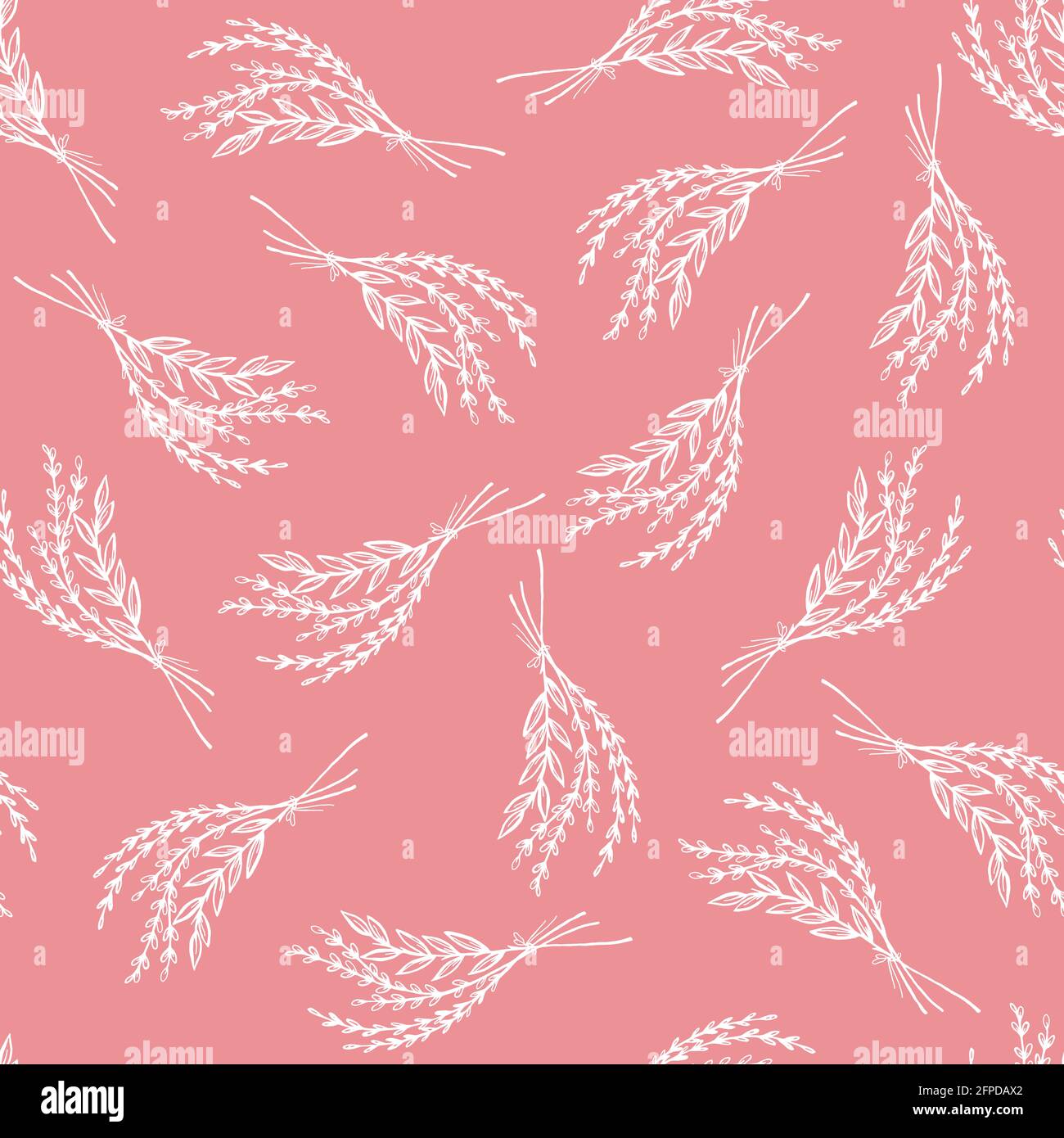 Botanical seamless pattern. Plant texture for fabric, wrapping ...