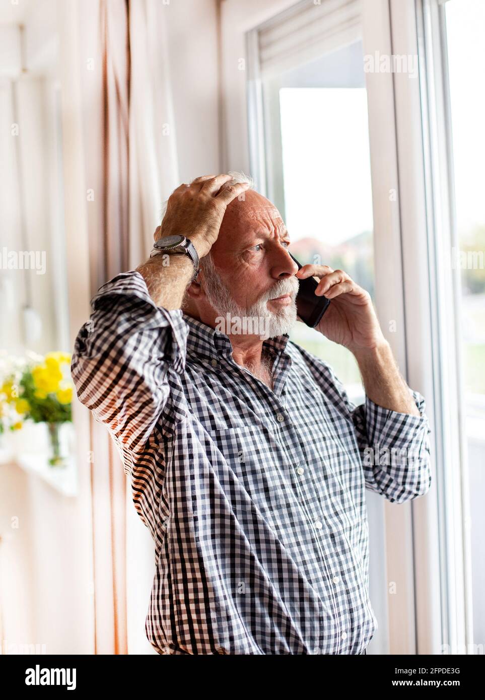 Worried Man Standing