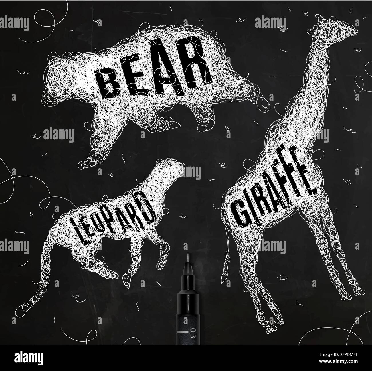 Clutter Clipart Black And White Lion