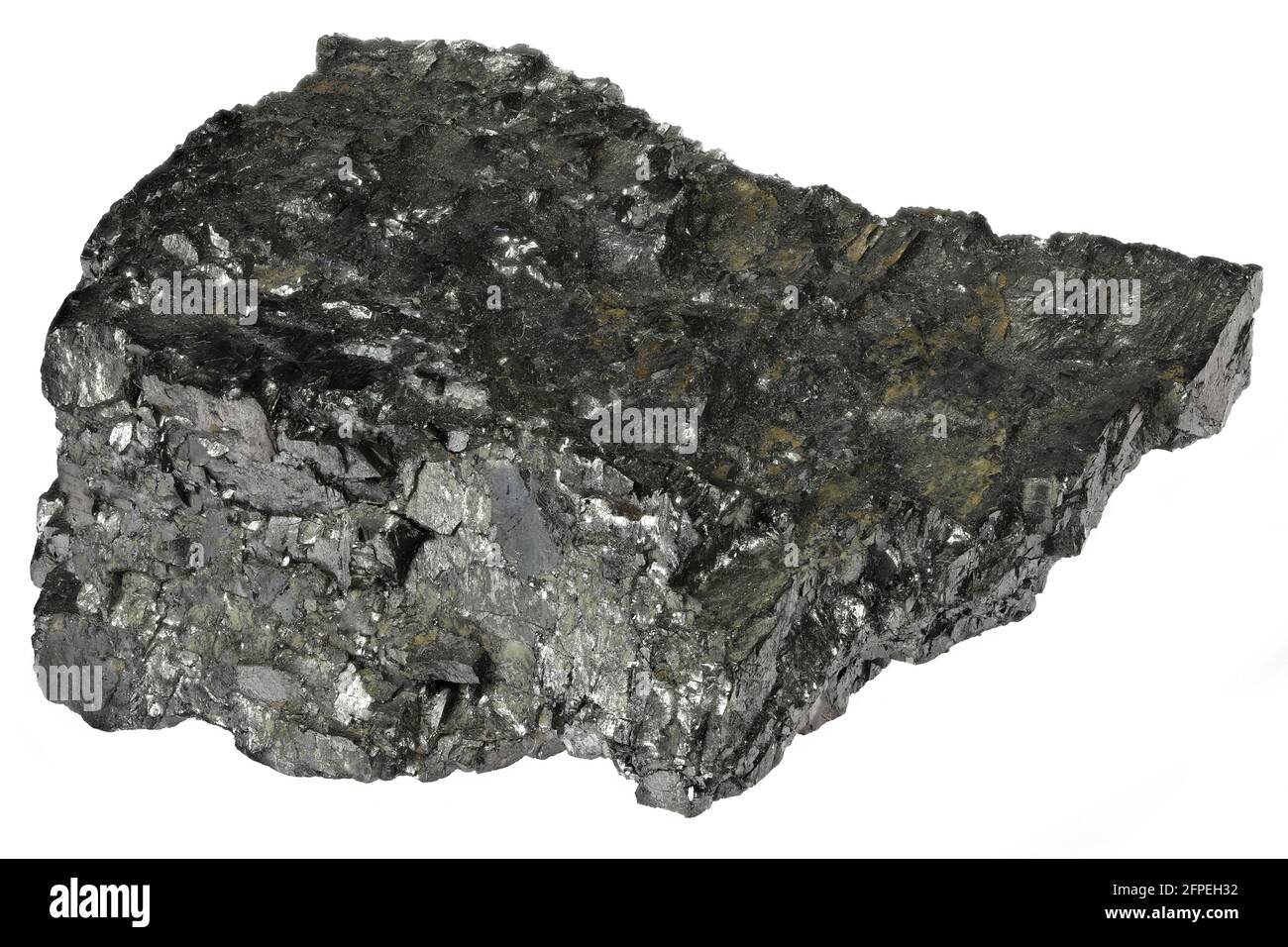 graphite from Sunk, Austria isolated on white background Stock Photo ...