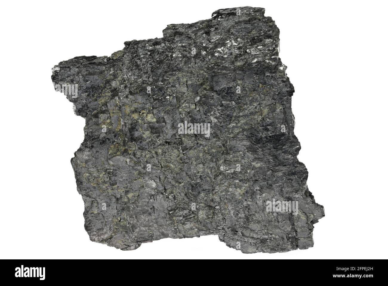 graphite from Sunk, Austria isolated on white background Stock Photo ...