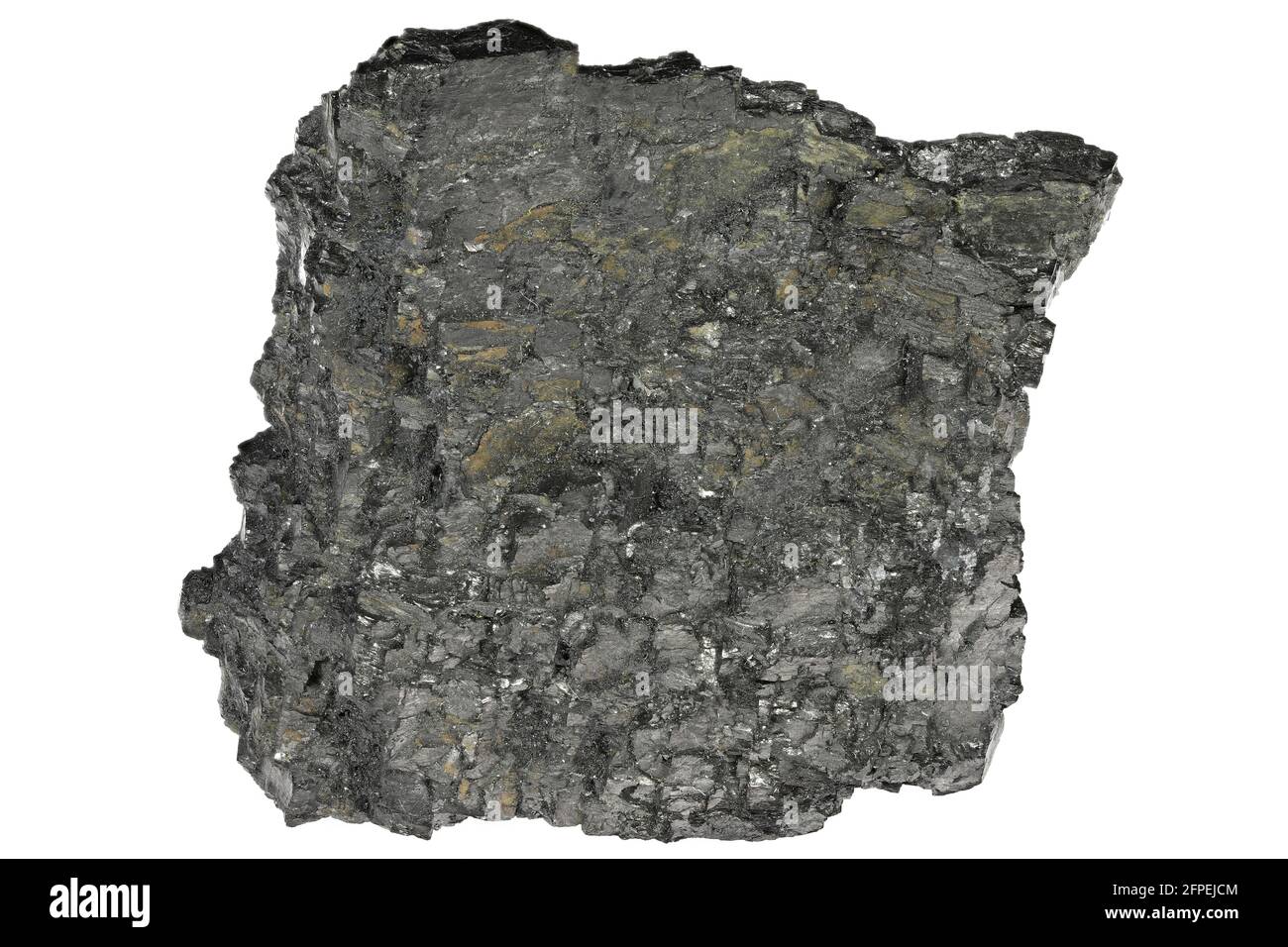 graphite from Sunk, Austria isolated on white background Stock Photo ...