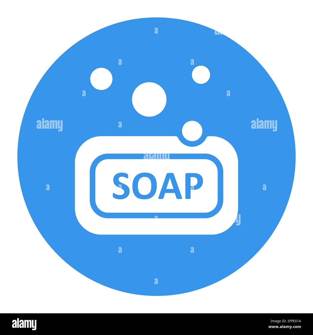 Soap vector white glyph icon. Hygiene sign. Graph symbol for medical ...
