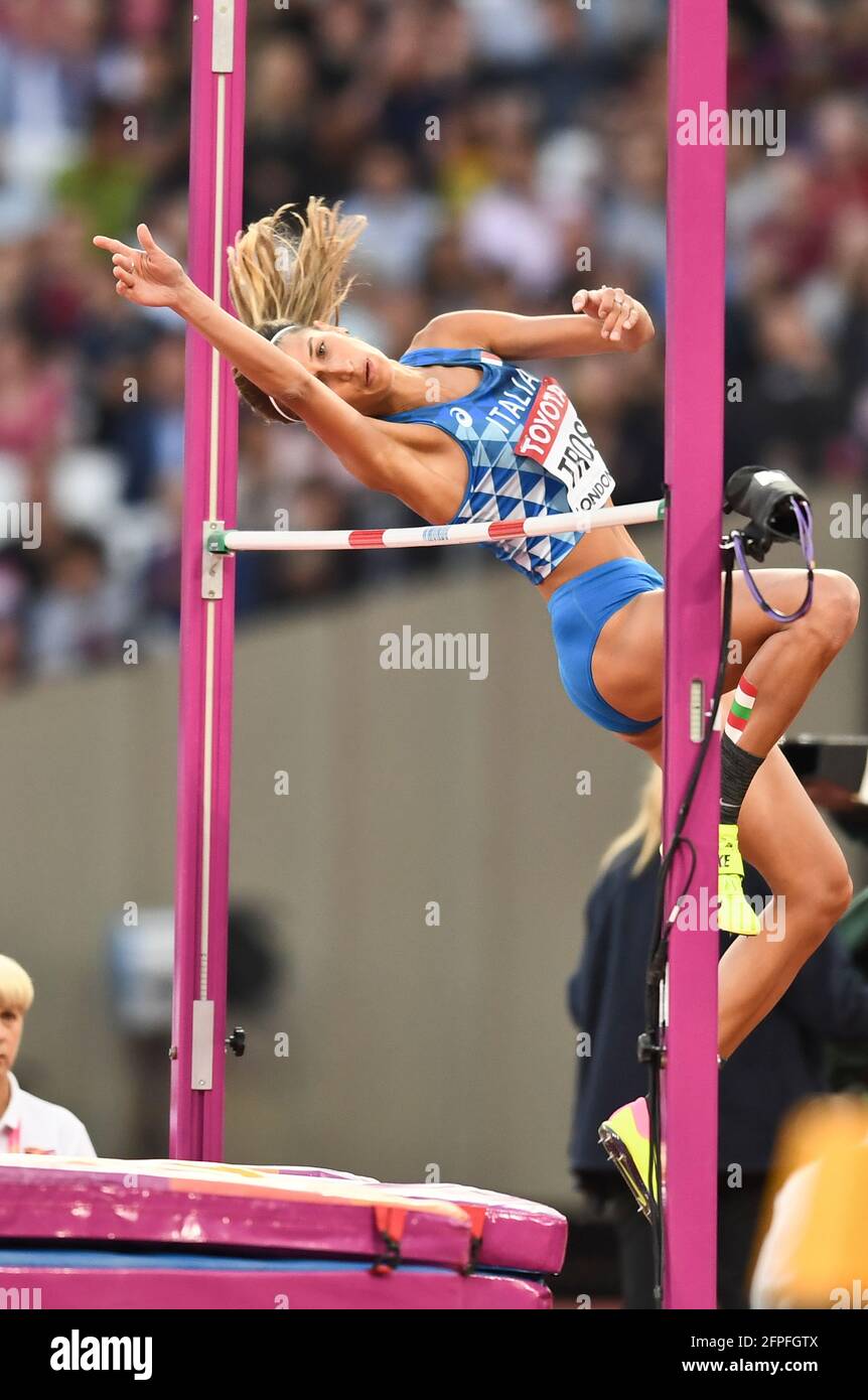 Alessia Trost (Italy). High Jump Women, Qualification. IAAF Athletics ...