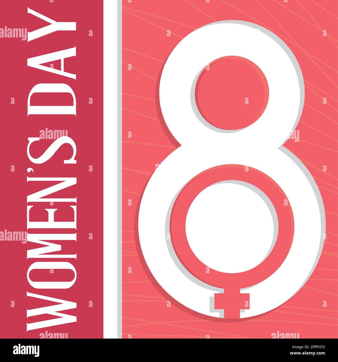 Female woman symbol Women day Vector illustration Stock Vector Image ...