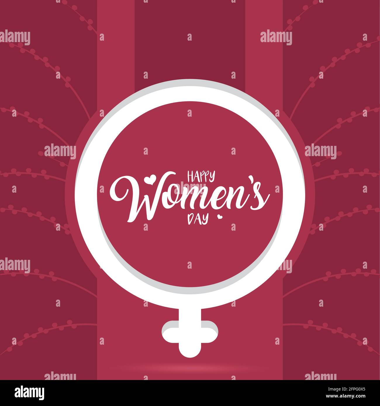 Female woman symbol Women day Vector illustration Stock Vector Image ...