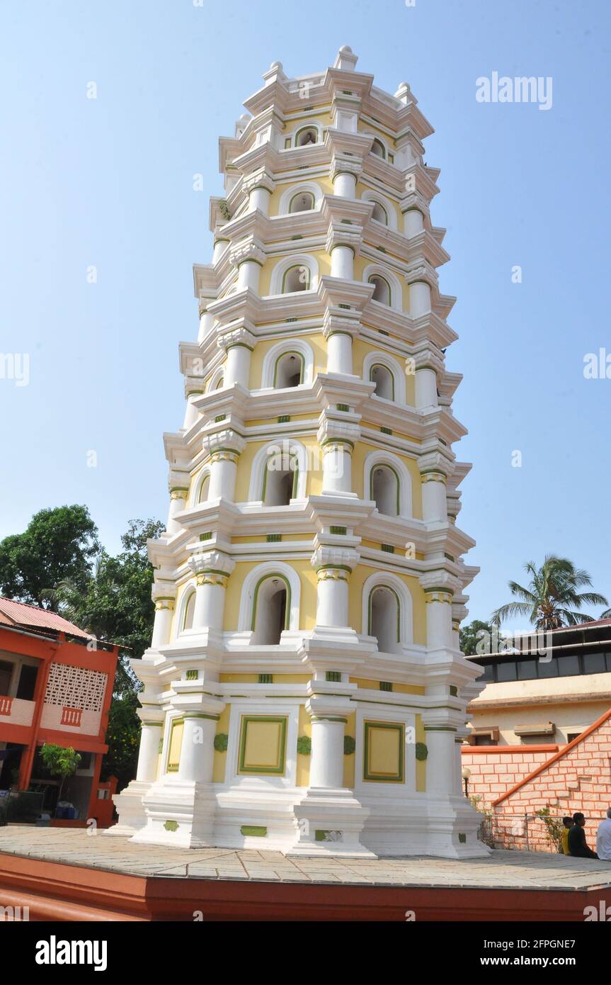 Shri Mahalasa Temple in Mardol, Goa during daytime Stock Photo - Alamy