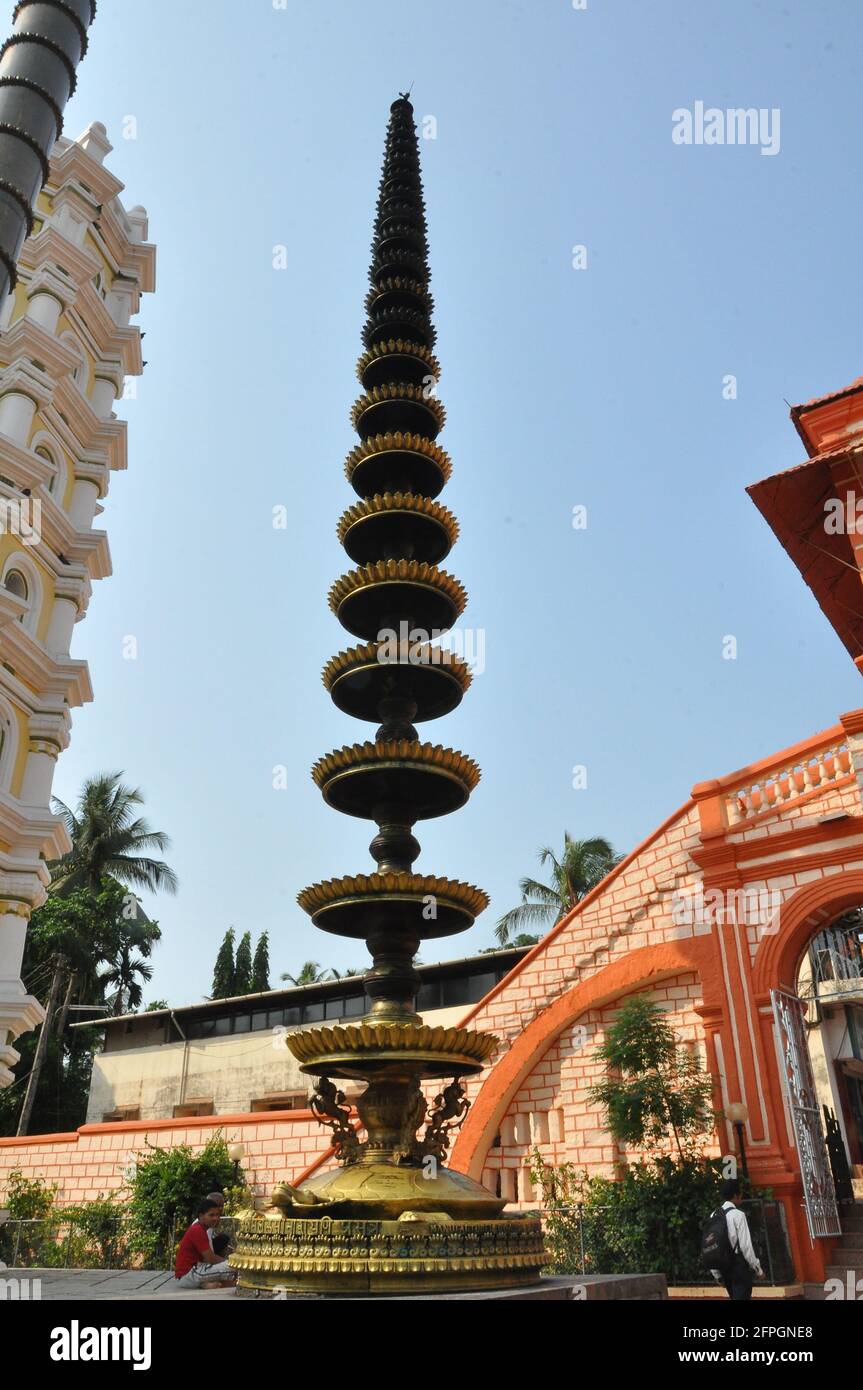 Mahalasa Narayani Hindu Temple located in Mardol, Ind Stock Photo - Alamy