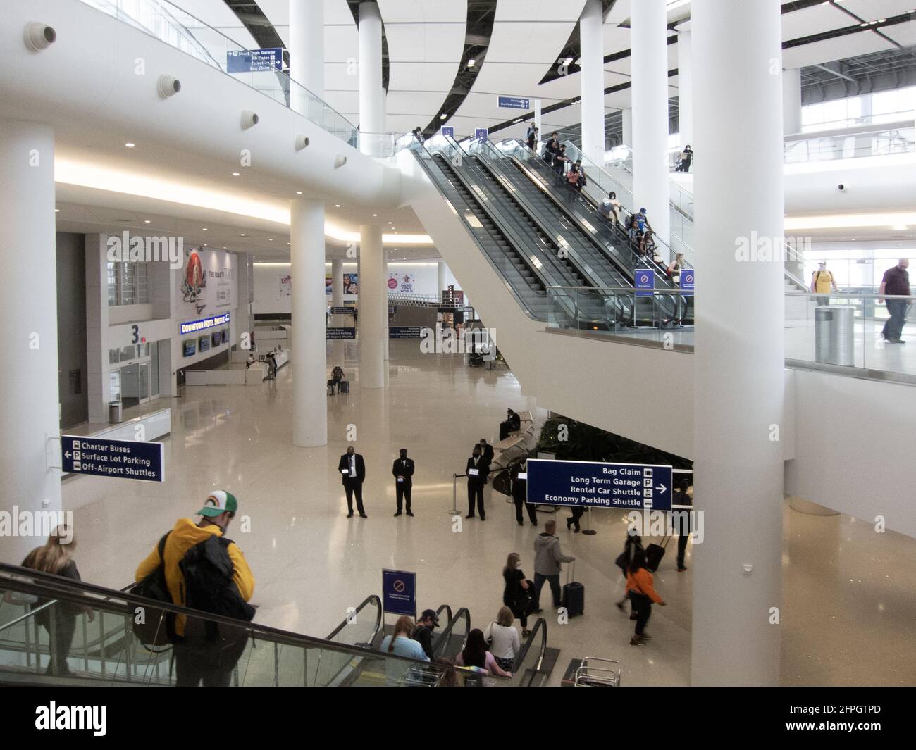 The new New Orleans Armstrong International Airport, opened in 2021 ...