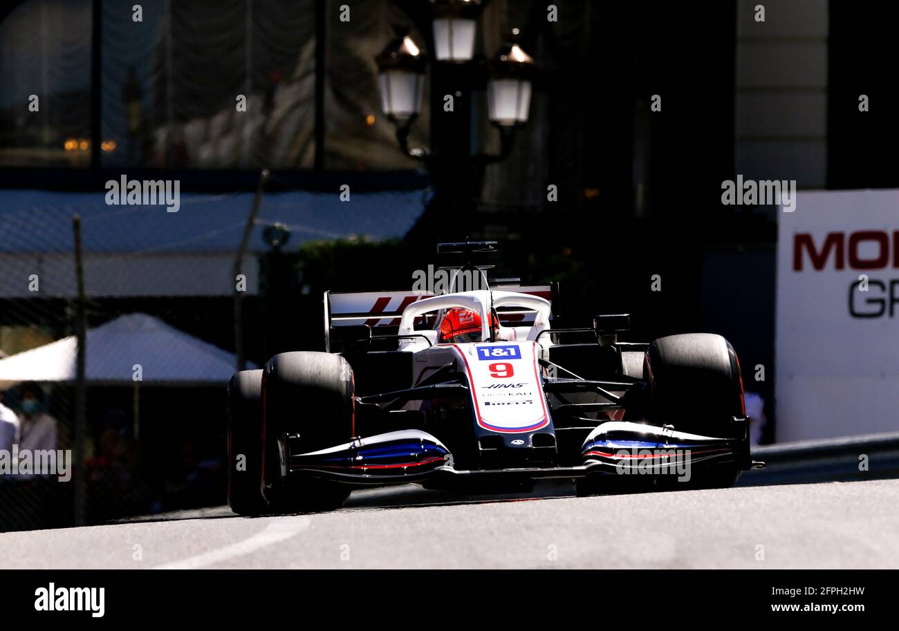 Monte-Carlo, Monaco. 20th May, 2021. # 9 Nikita Mazepin (RUS, Haas F1 ...