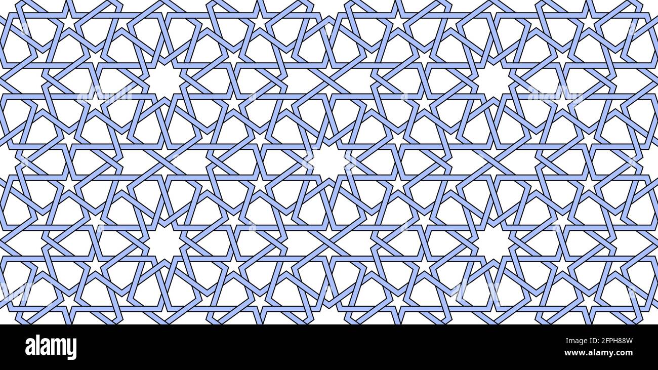 Geometric Islamic Seamless Pattern for decoration greeting card or ...