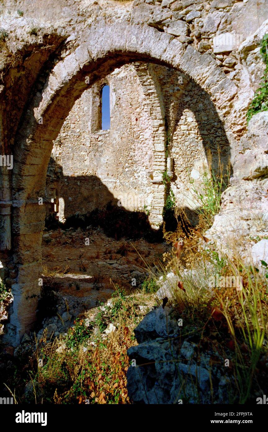 Ruins of the old chapel of the Oratorians in Ollioules Var Provenc ...