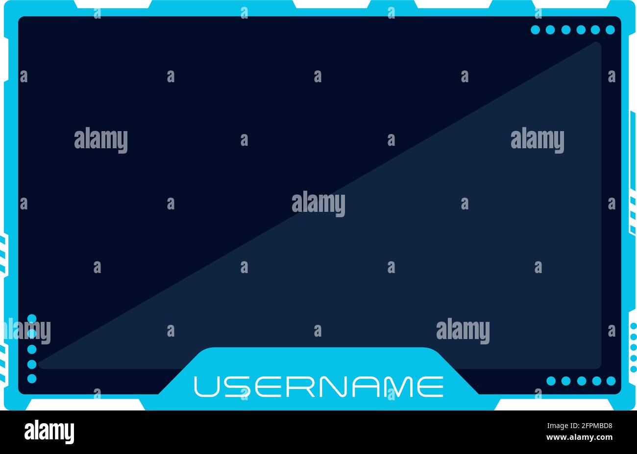 blue streaming template Stock Vector Image & Art - Alamy