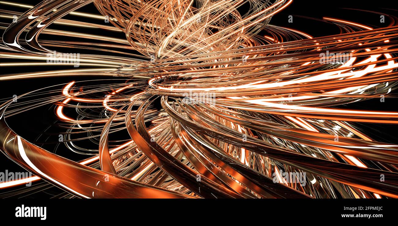 abstract technology futuristic geometric round shape wire wallpaper 3d ...