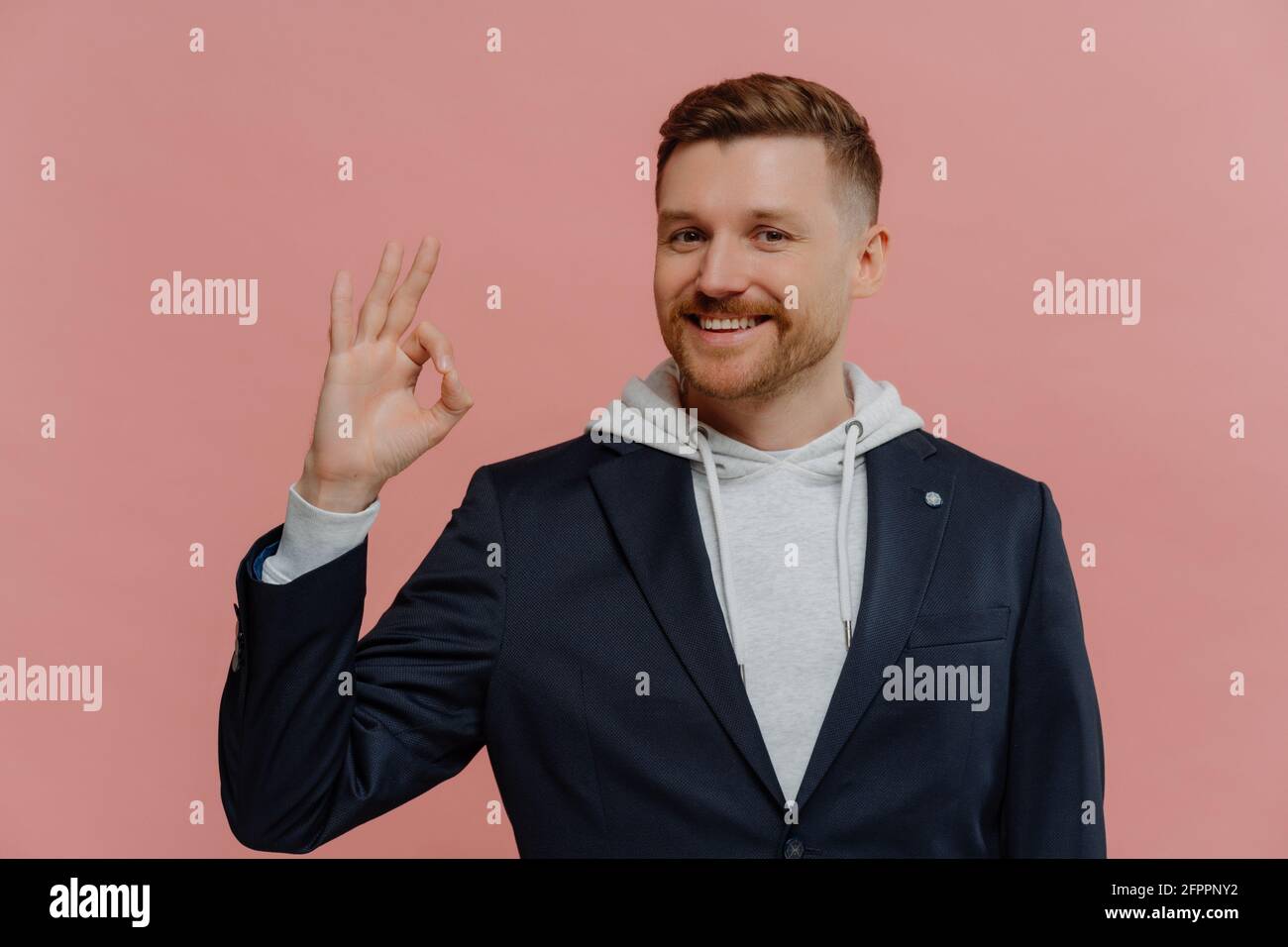 Handsome gesture hi-res stock photography and images - Alamy