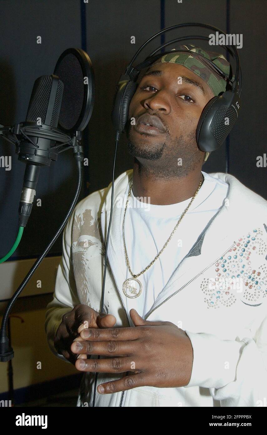 PORTSMOUTH STRIKER LUA LUA IN THE STUDIO RECORDING HIS SINGLE WHICH ...