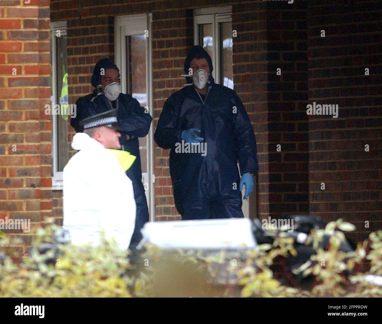 POLICE FORENSIC EXPERTS AT PORT HOUSE PETERSFIELD WHERE TWO BODIES WERE FOUND PIC MIKE WALKER ...