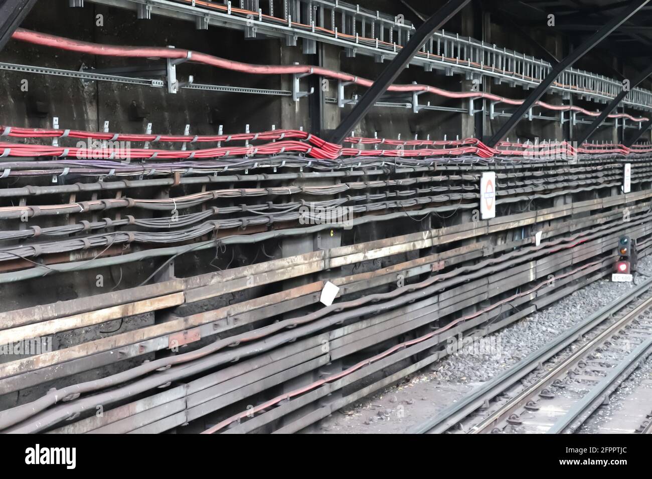 Views into the London underground tube subway Stock Photo - Alamy