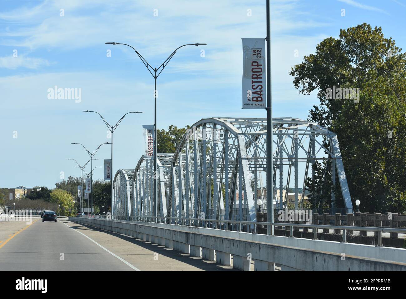 Iron bridge in Bastrop Texas Stock Photo - Alamy