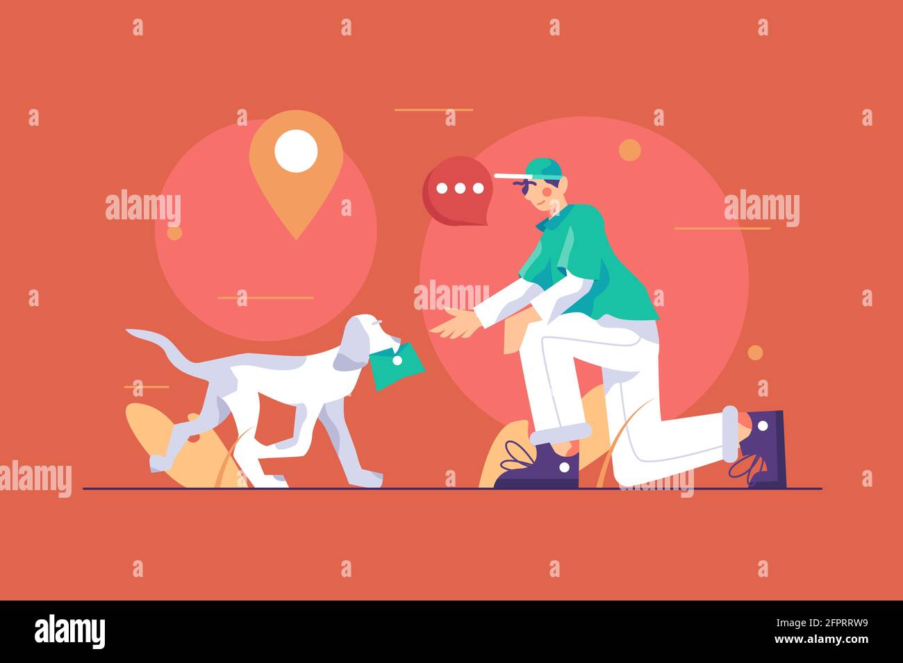 Flat cute fun letter Stock Vector Images - Alamy