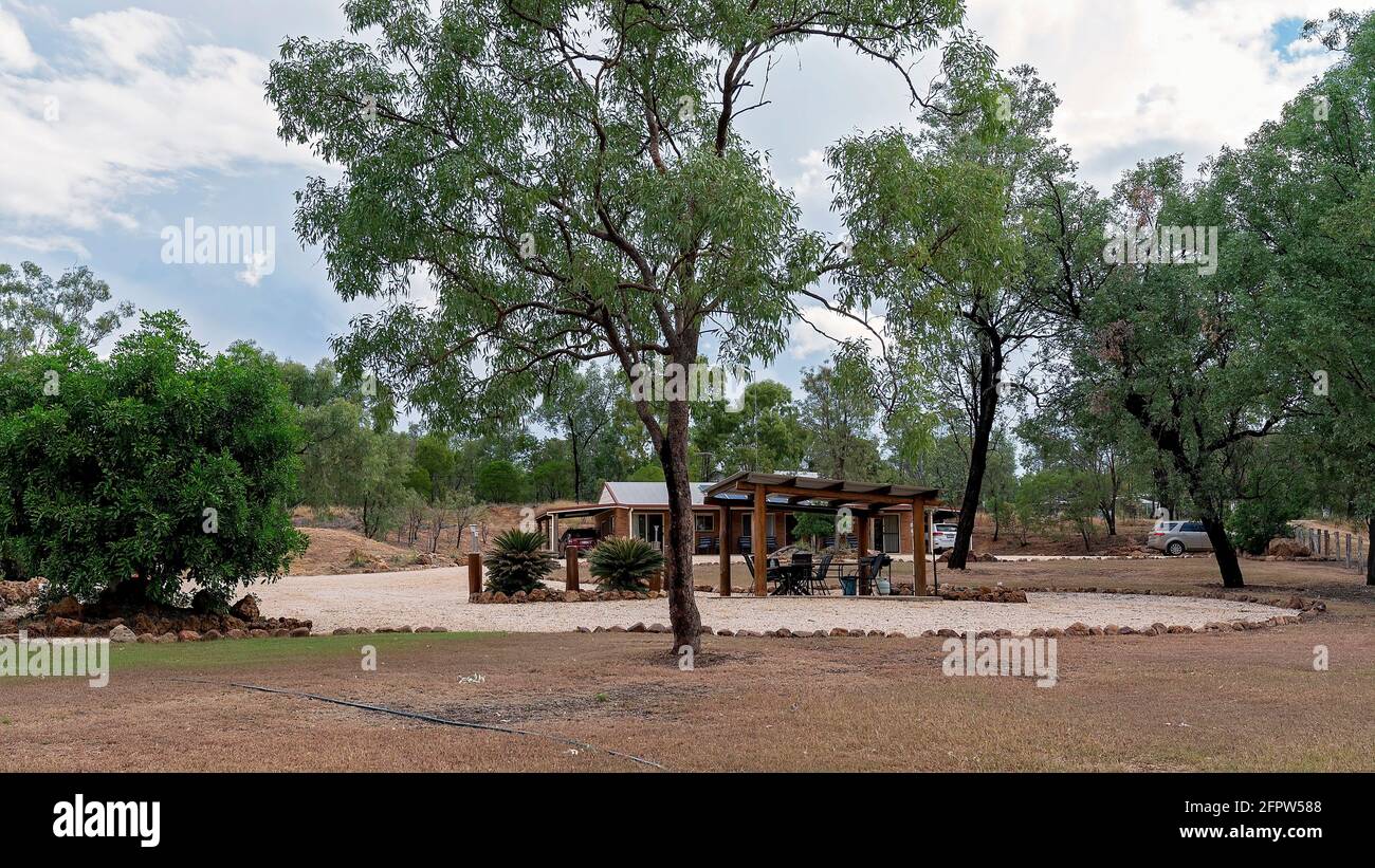 A small motel in the bush of outback Australia Stock Photo - Alamy