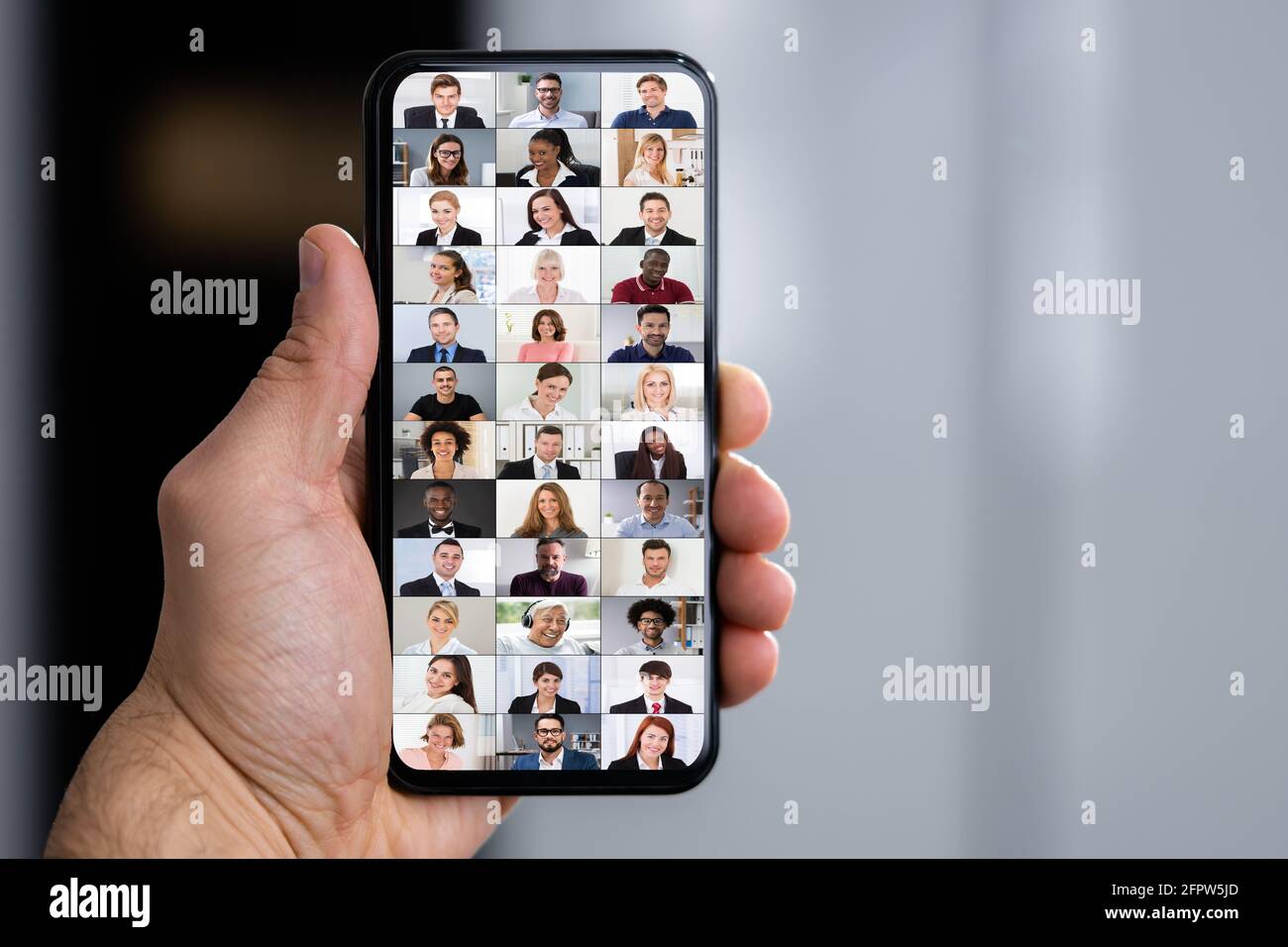Smart working video conference online hi-res stock photography and ...